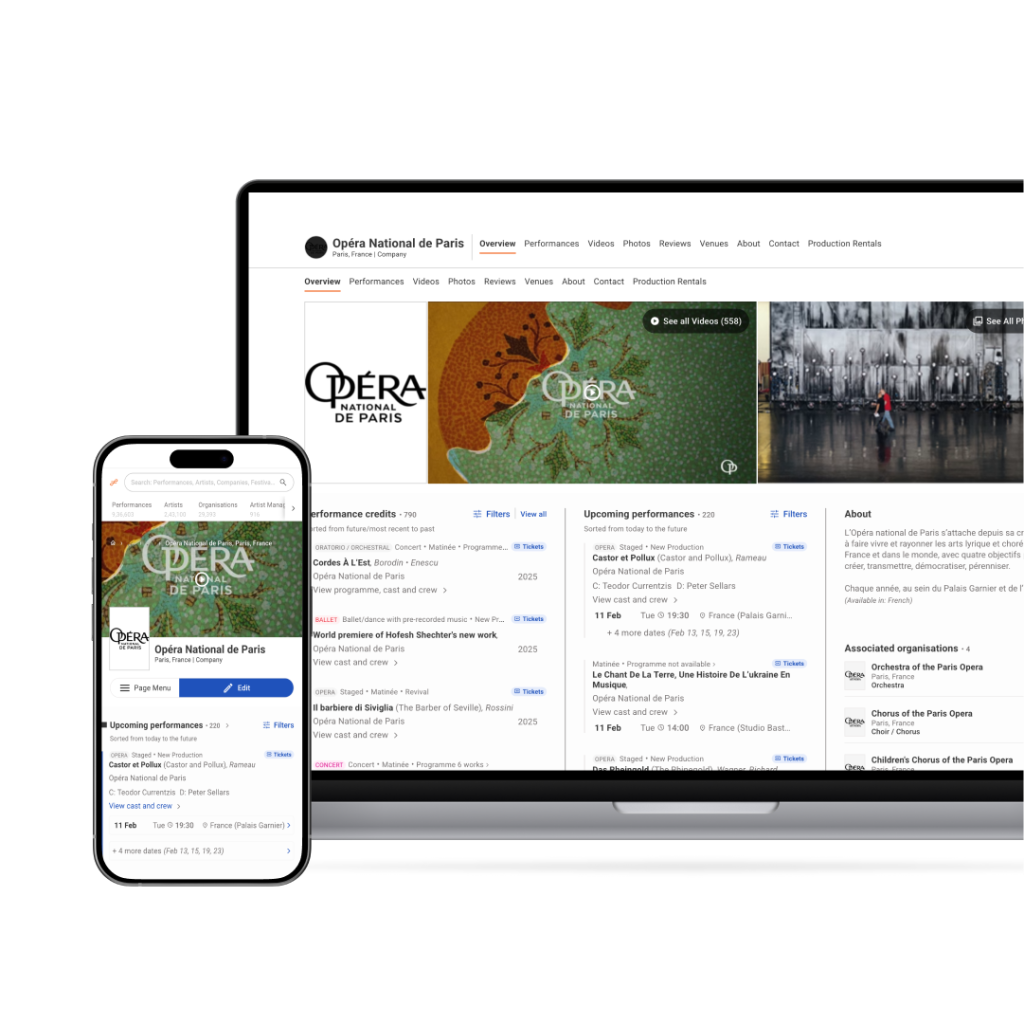 Operabase étend ses possibilités - Opéra Magazine